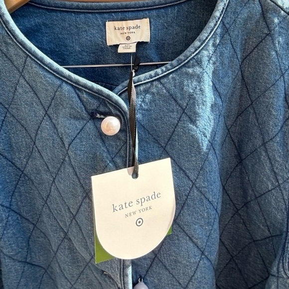 kate spade | Jackets & Coats | Kate Spade Target Denim Quilted Womens ...